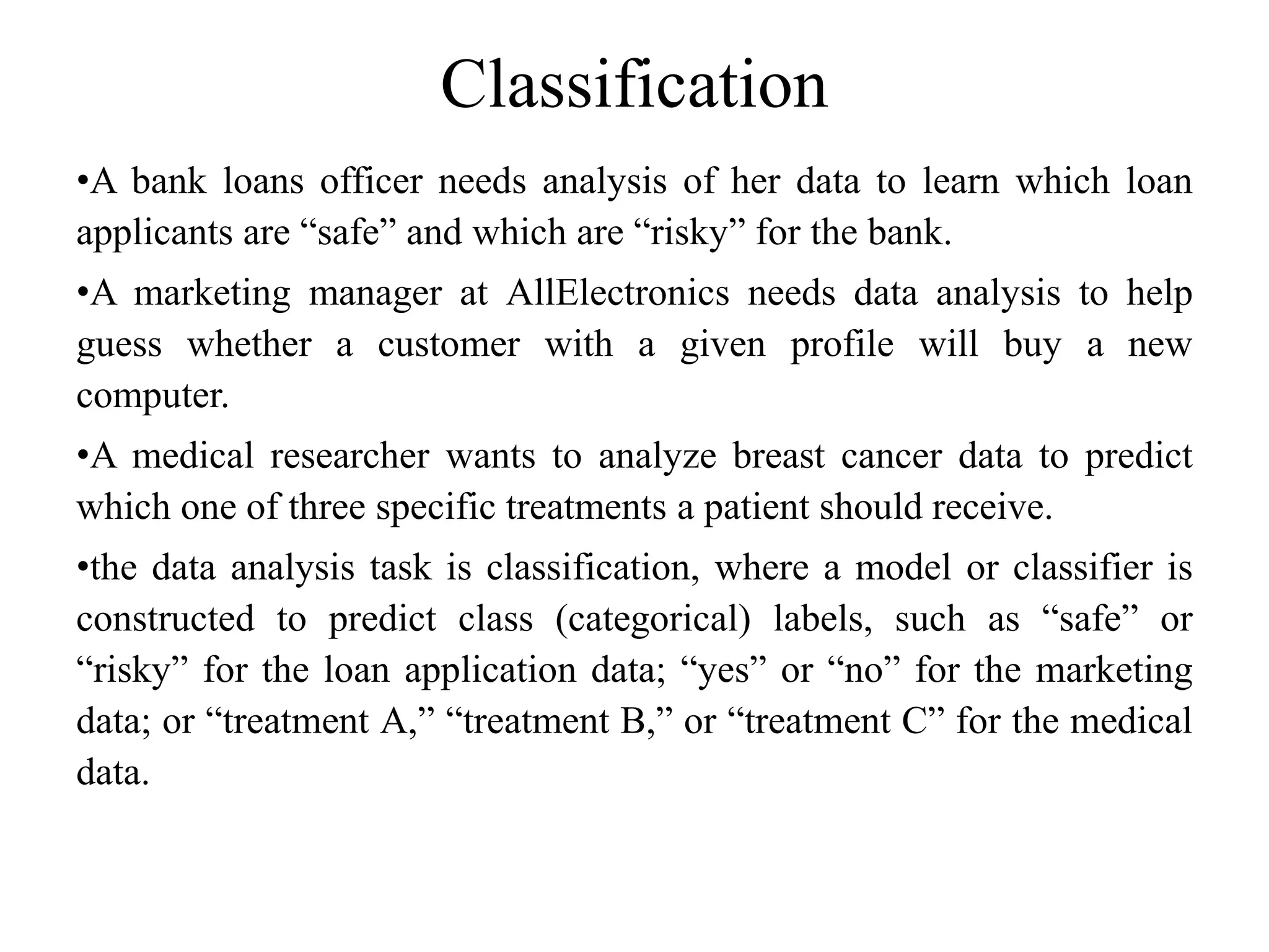 Classification | PPTX | Technology & Computing