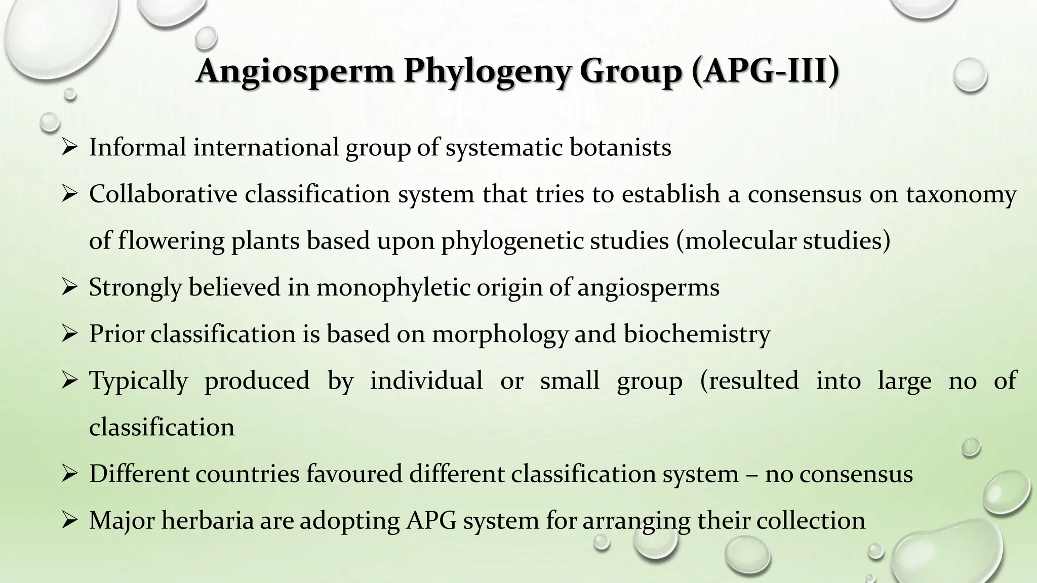 Classification systems of Angiosperms.pptx