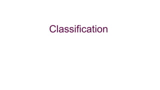Introduction to classification in machine learning and artificial ...