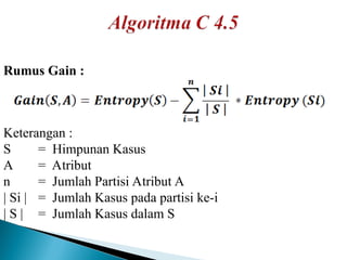 Classification - Algoritma C 4.5hbhh.ppt