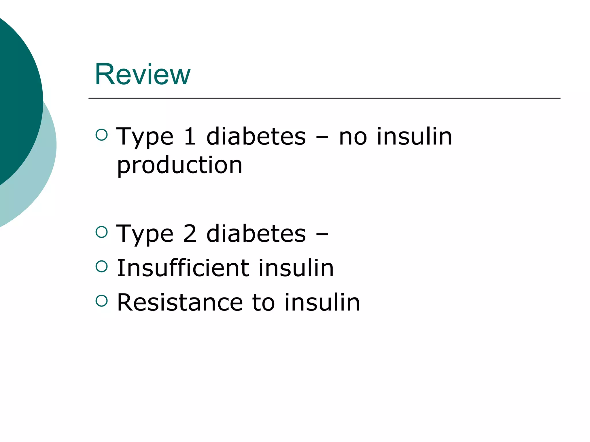 Classification And Diagnosis Of Diabetes | PPT
