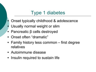 Classification And Diagnosis Of Diabetes | PPT