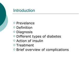 Classification And Diagnosis Of Diabetes | PPT