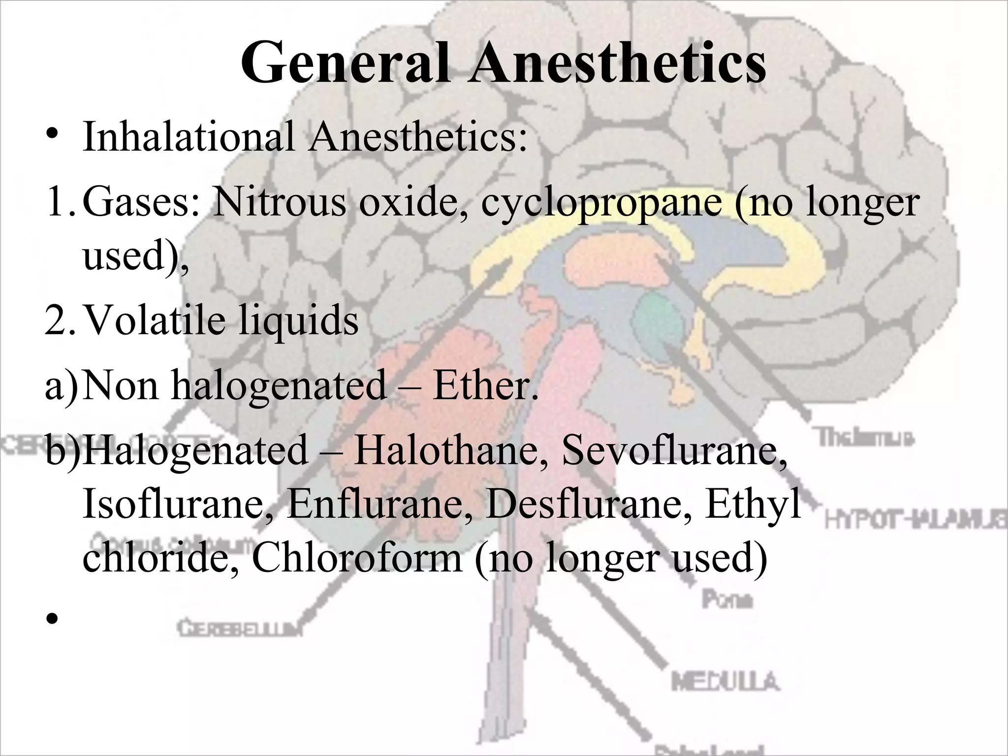 Classification drug act on nervous system | PPT