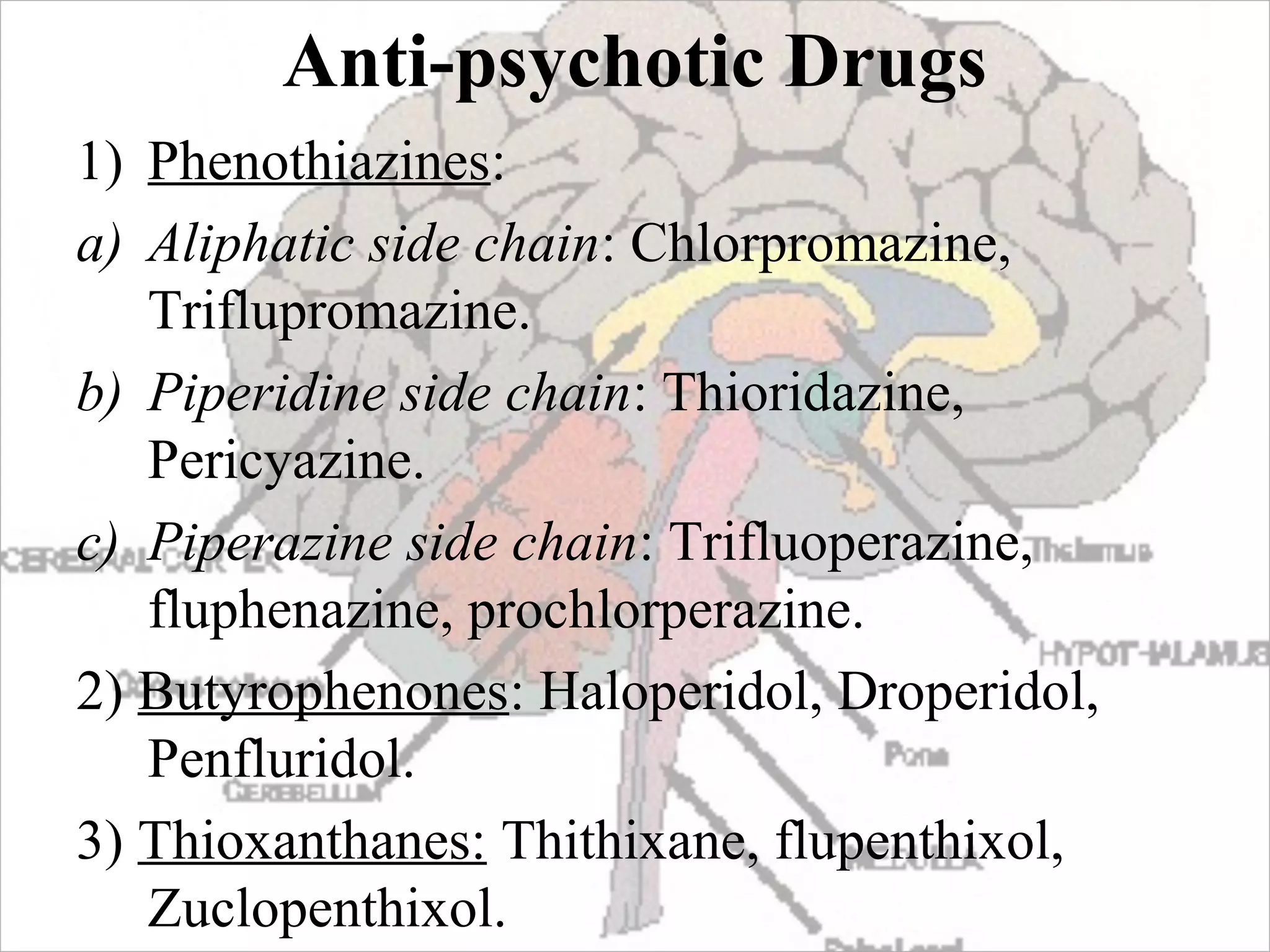 Classification drug act on nervous system | PPT