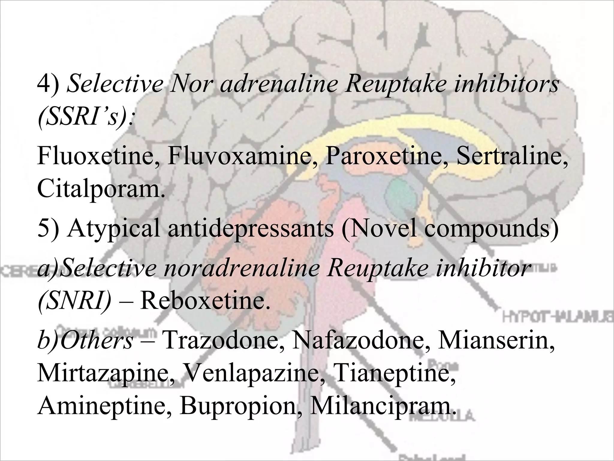 Classification drug act on nervous system | PPT