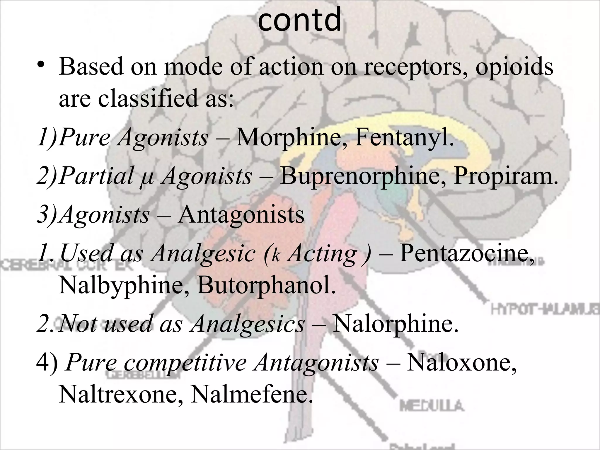 Classification drug act on nervous system | PPT