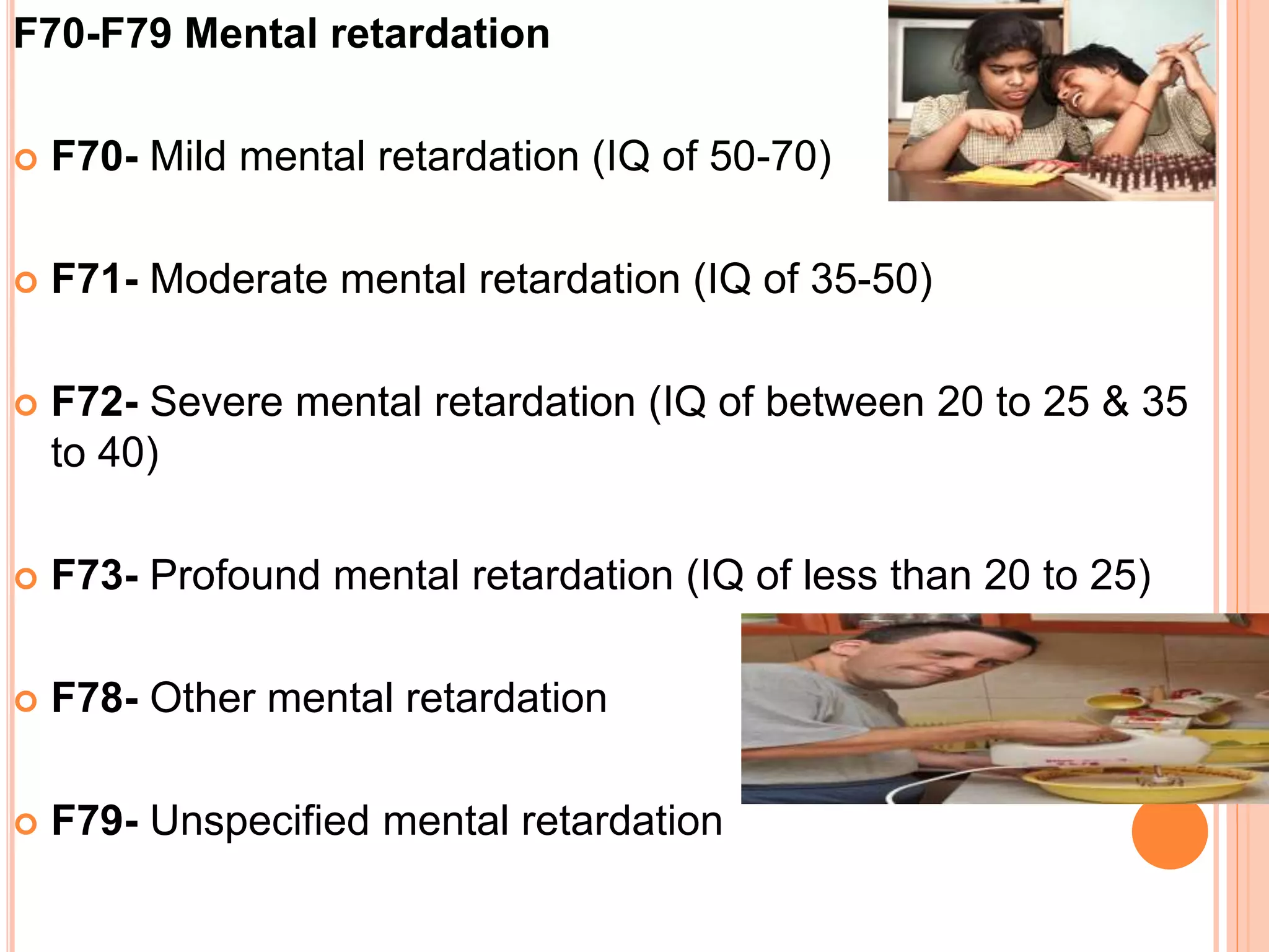 Classification of Mental Disorders | PPTX
