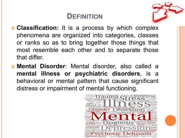Classification of Mental Disorders | PPTX