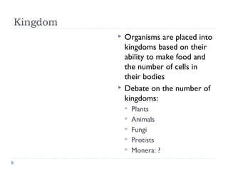 Classification notes | PPT