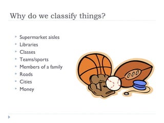Classification notes | PPT