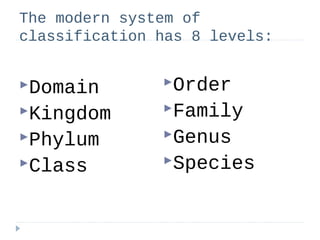 Classification notes | PPT