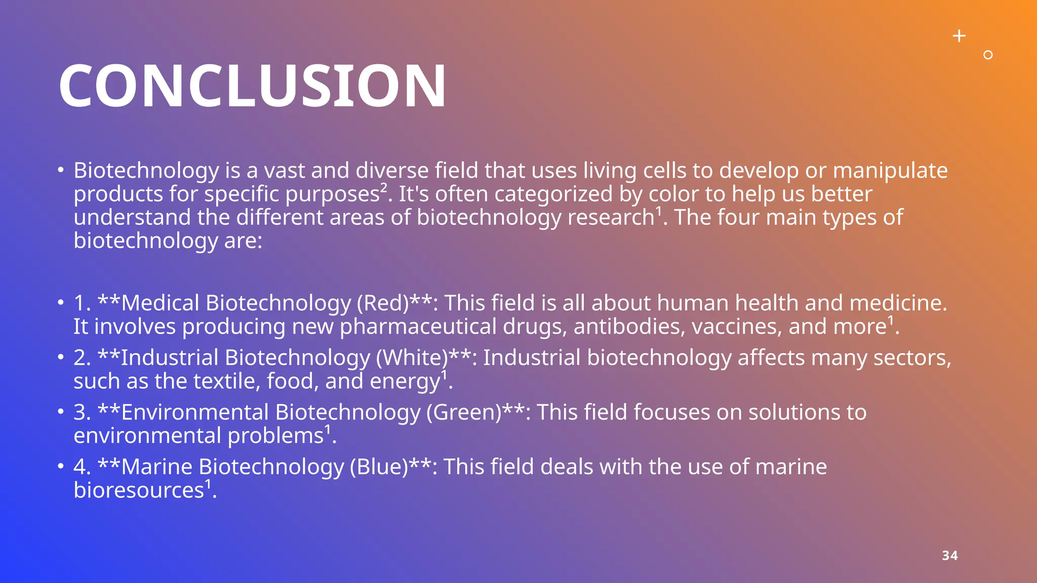Classification-of-biotechnology sciences | PPTX
