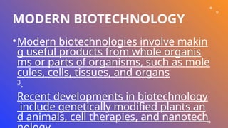 Classification-of-biotechnology sciences | PPTX
