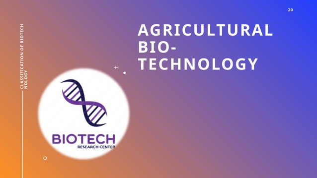 Classification-of-biotechnology sciences | PPTX