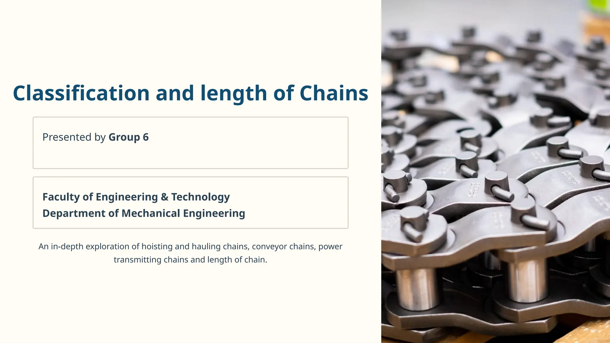 Classification of Chains 1 and belts hoe how to calculate their lenght ...