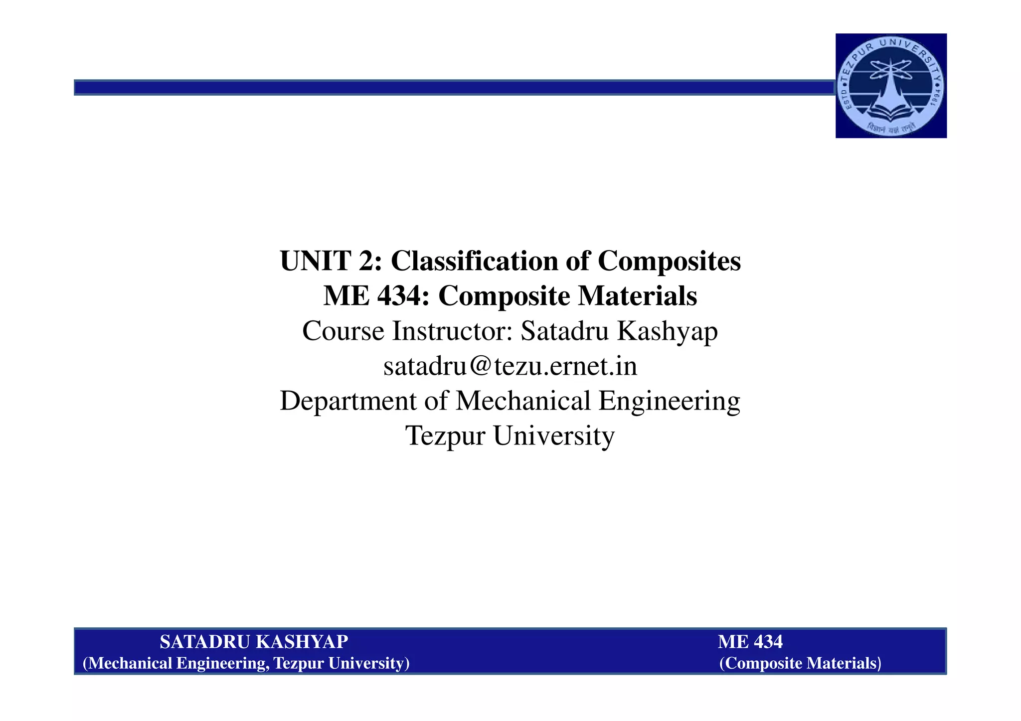 Classification of-composites | PDF