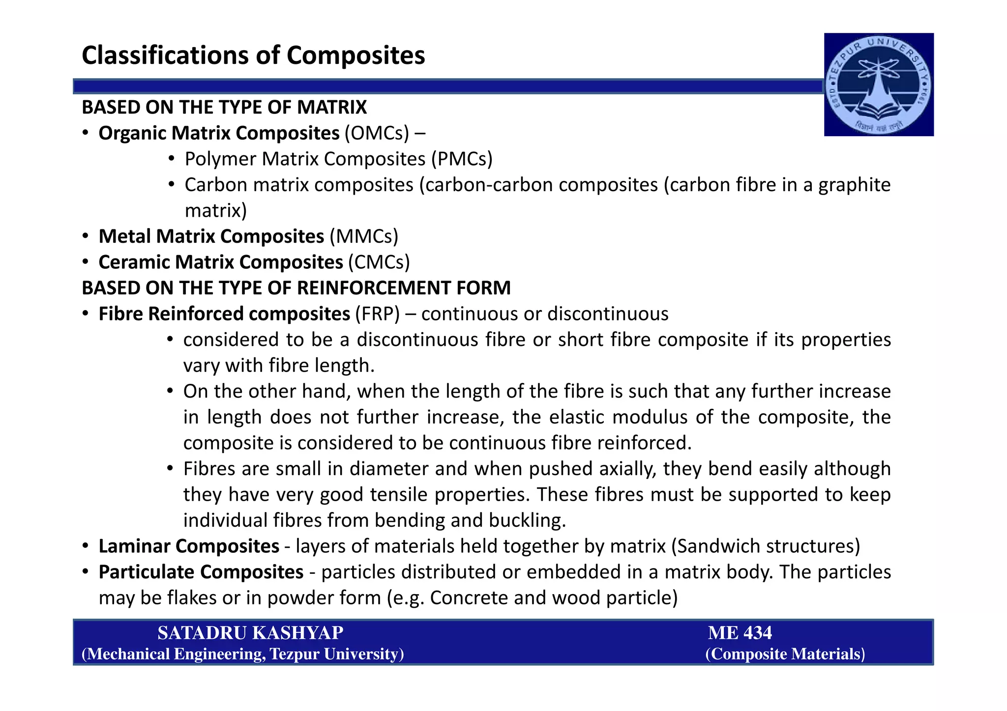 Classification of-composites | PDF