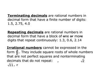 Classification Of Numbers And Variables And Expression | PPT ...