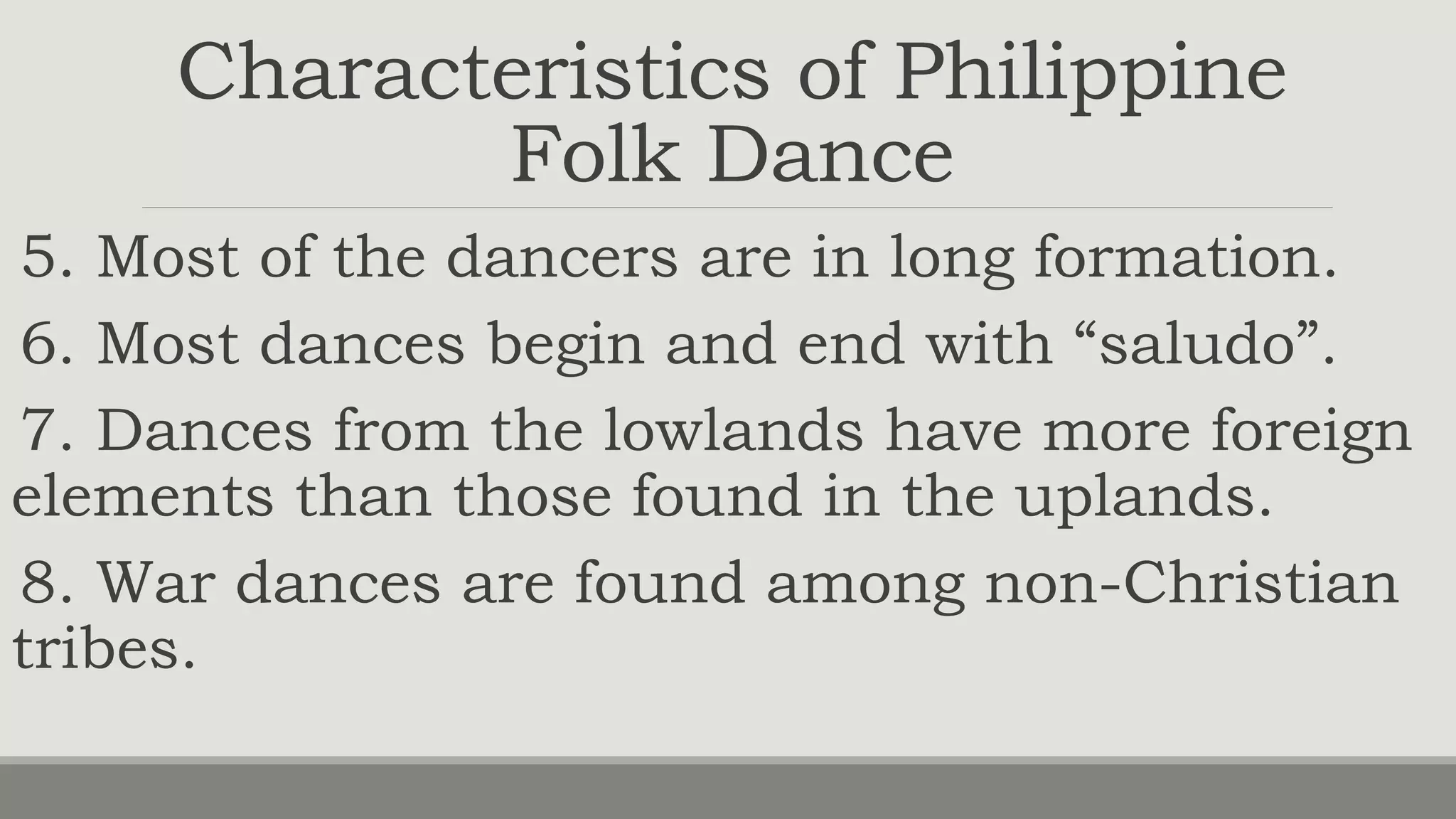 Classification of-philippine-folk-dances | PPTX