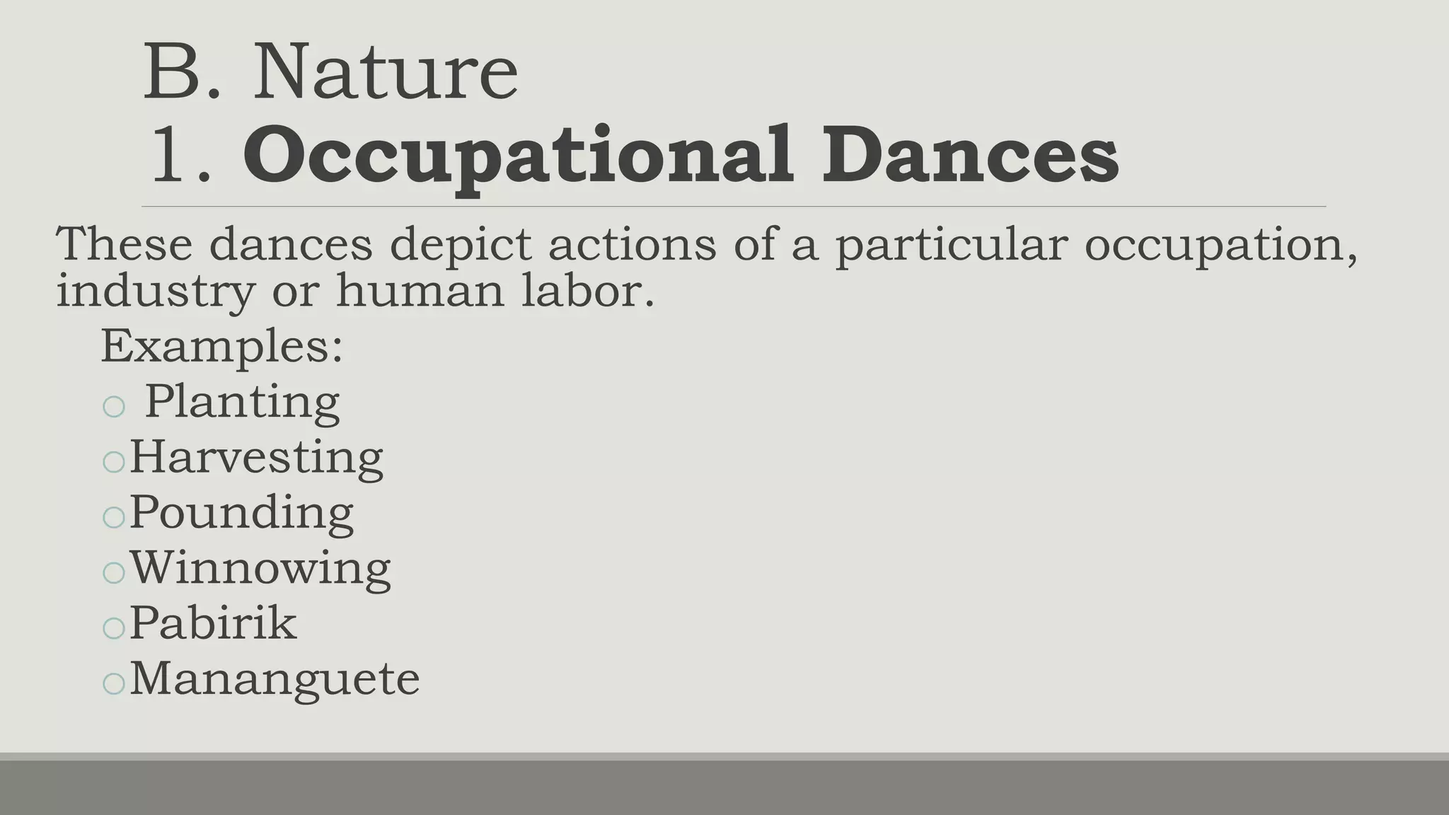 Classification of-philippine-folk-dances | PPTX