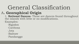 Classification of-philippine-folk-dances | PPTX