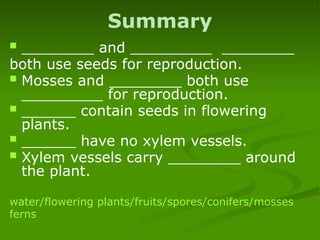 Classification of plants for Sec Biology | PPTX
