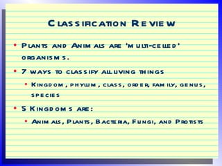 Classification of-plants-and-animals | PPT