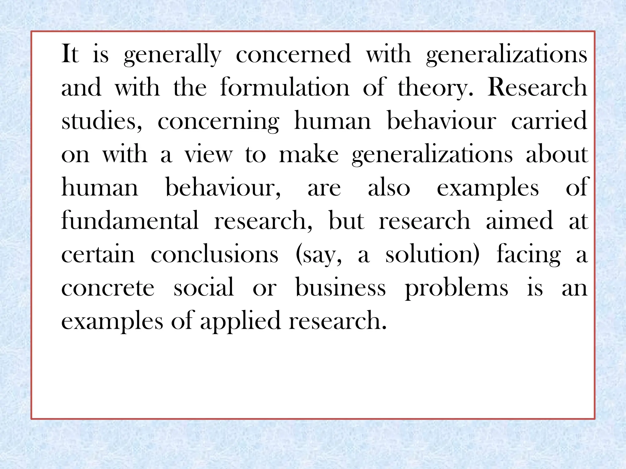 Classification-of-Research notes for revision | PPT