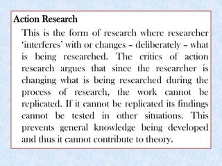 Classification-of-Research notes for revision | PPT