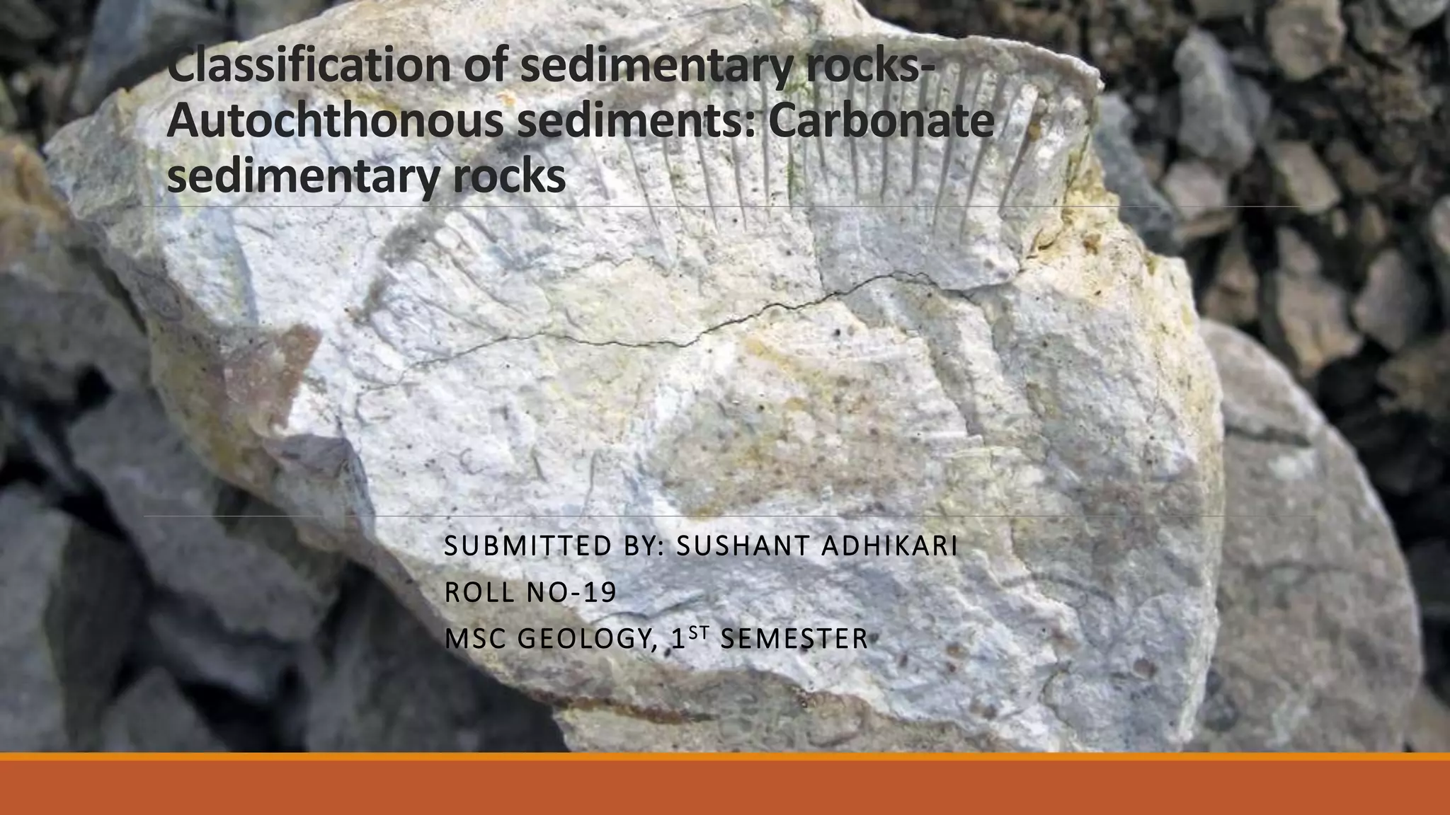Classification-of-sedimentary-rocks-Autochthonous-sediments.pptx ...