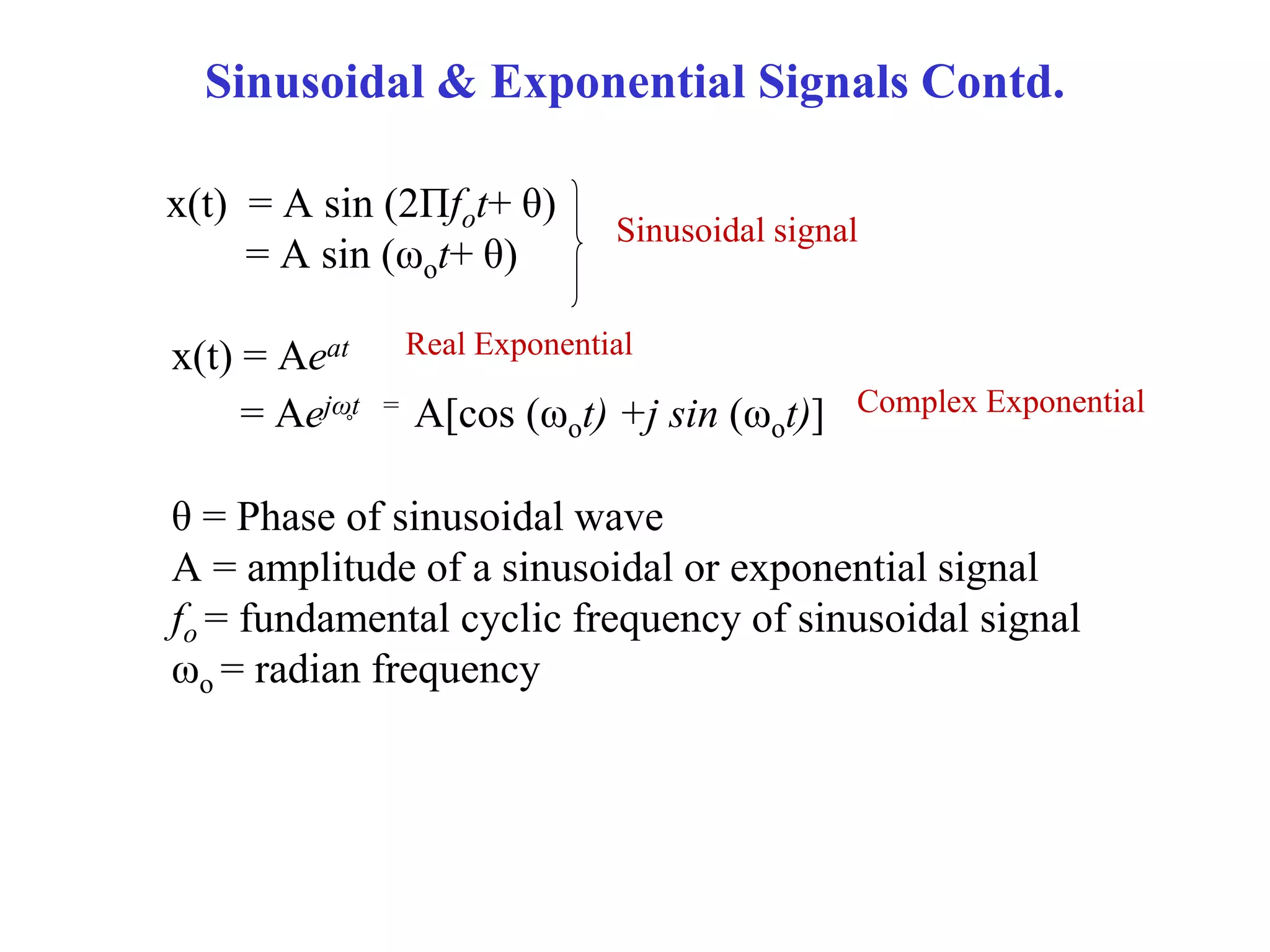 Classification Of Signals Systems Ppt Ppt Physics Science