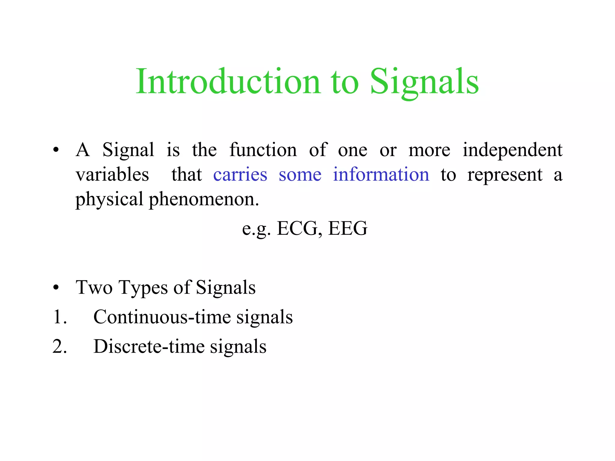 Classification of-signals-systems-ppt | PPT