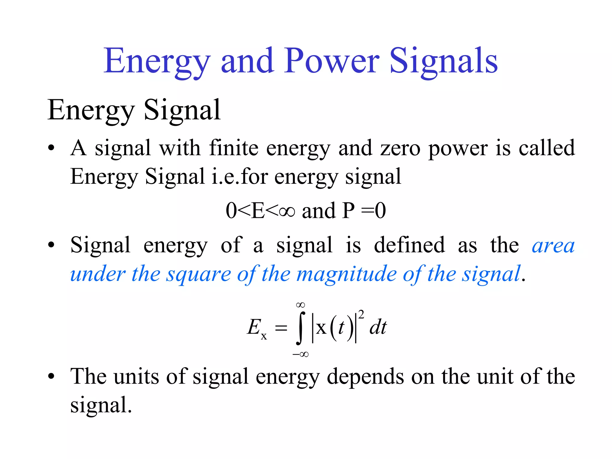 Classification of-signals-systems-ppt | PPT