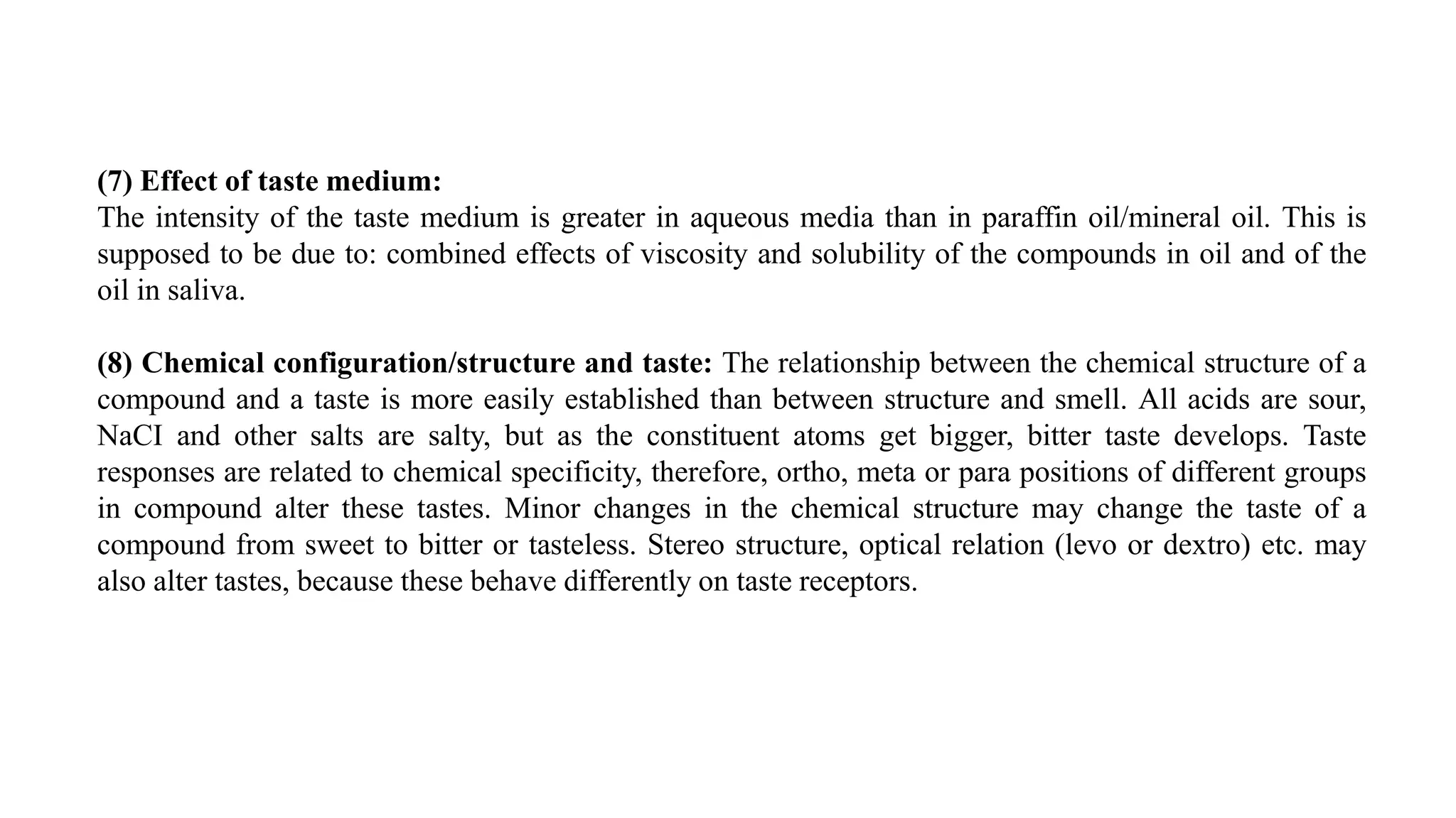 Classification-of-tastes-and-odours-threshold-value.-Factors-affecting ...