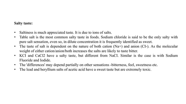 Classification-of-tastes-and-odours-threshold-value.-Factors-affecting ...