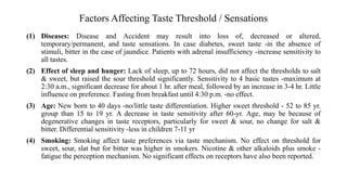 Classification-of-tastes-and-odours-threshold-value.-Factors-affecting ...