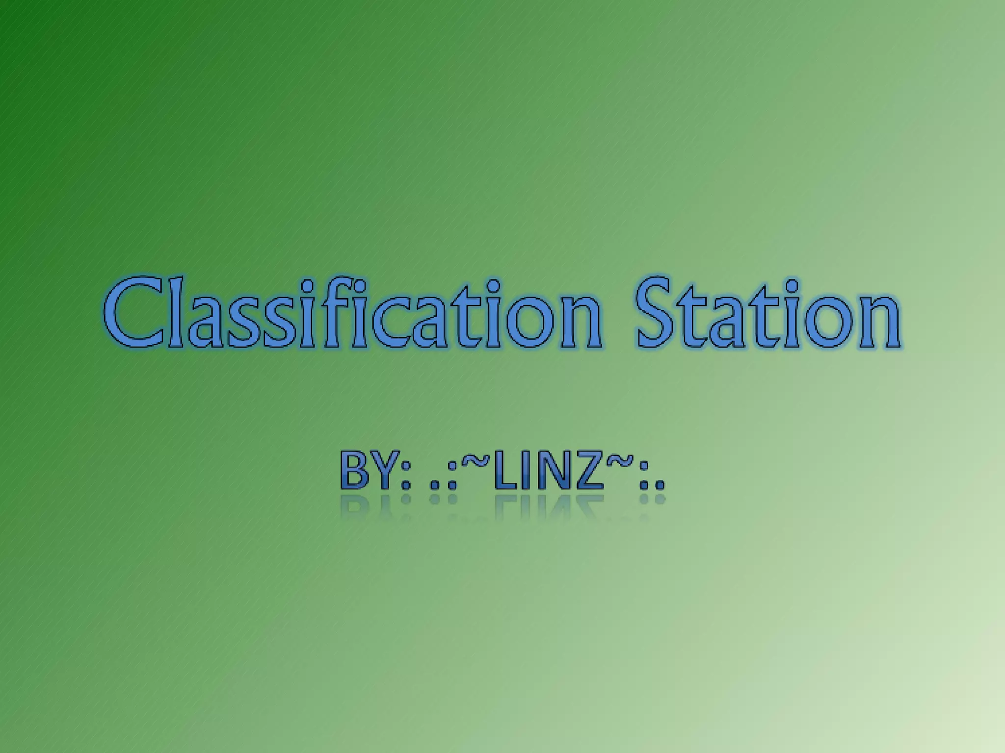 Classification Station Ppt Computing Technology And Computing
