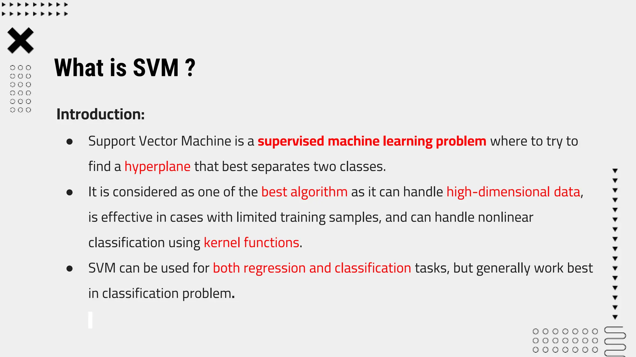 Classification Support Vector Machines Pptx