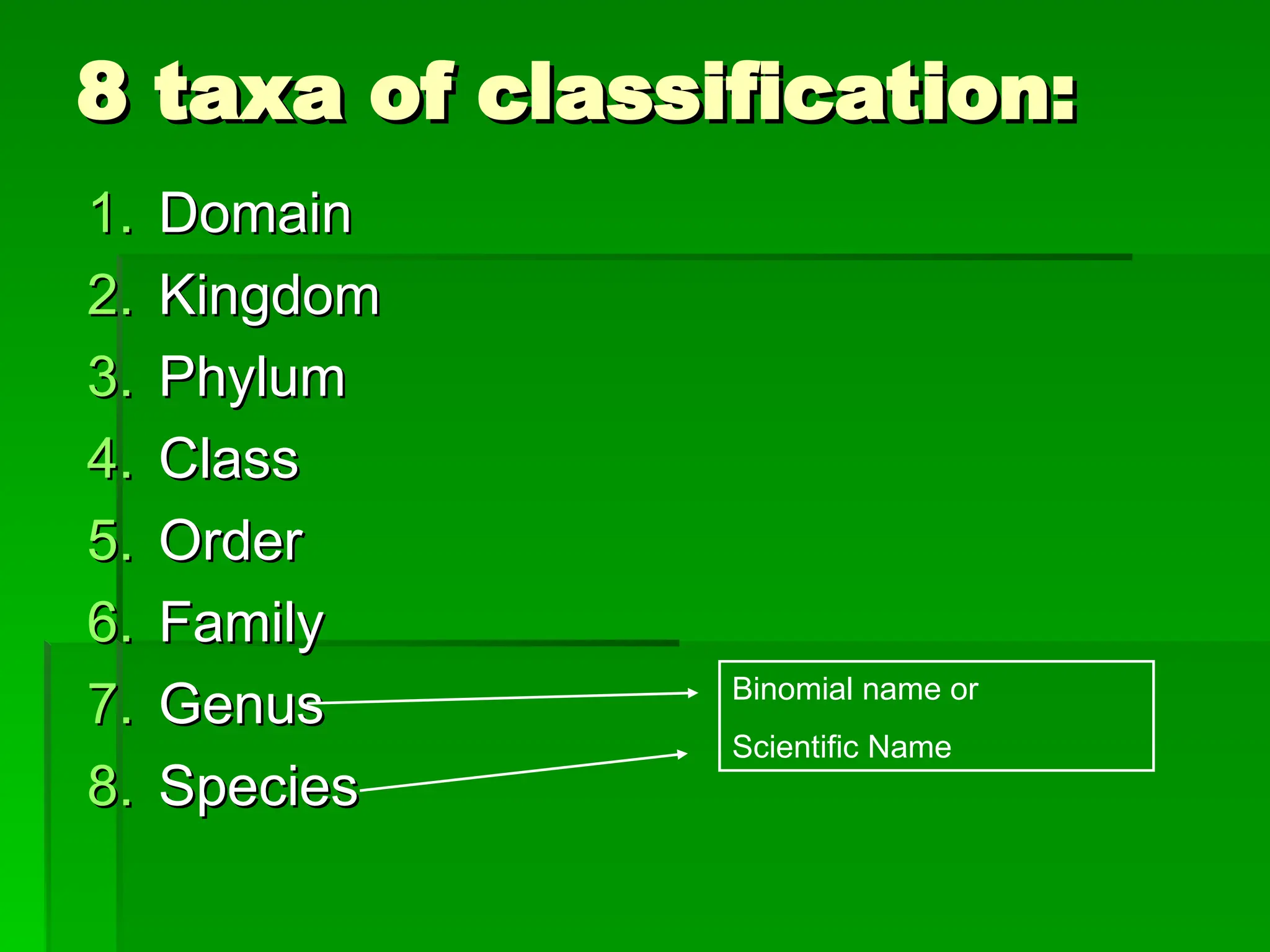 Classification-Taxonomy PowerPoint Presentation | PPT