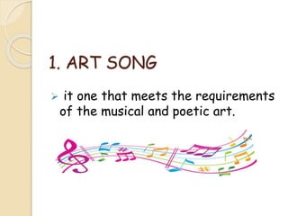 Classification of Songs | PPTX