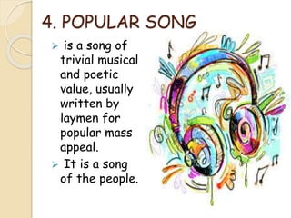 Classification of Songs | PPTX