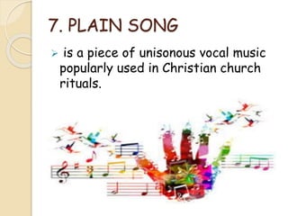 Classification of Songs | PPTX