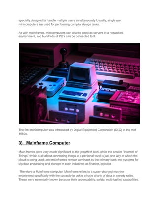 CLASSIFICATION 0F COMPUTERS.pdf | Laptops | Computing