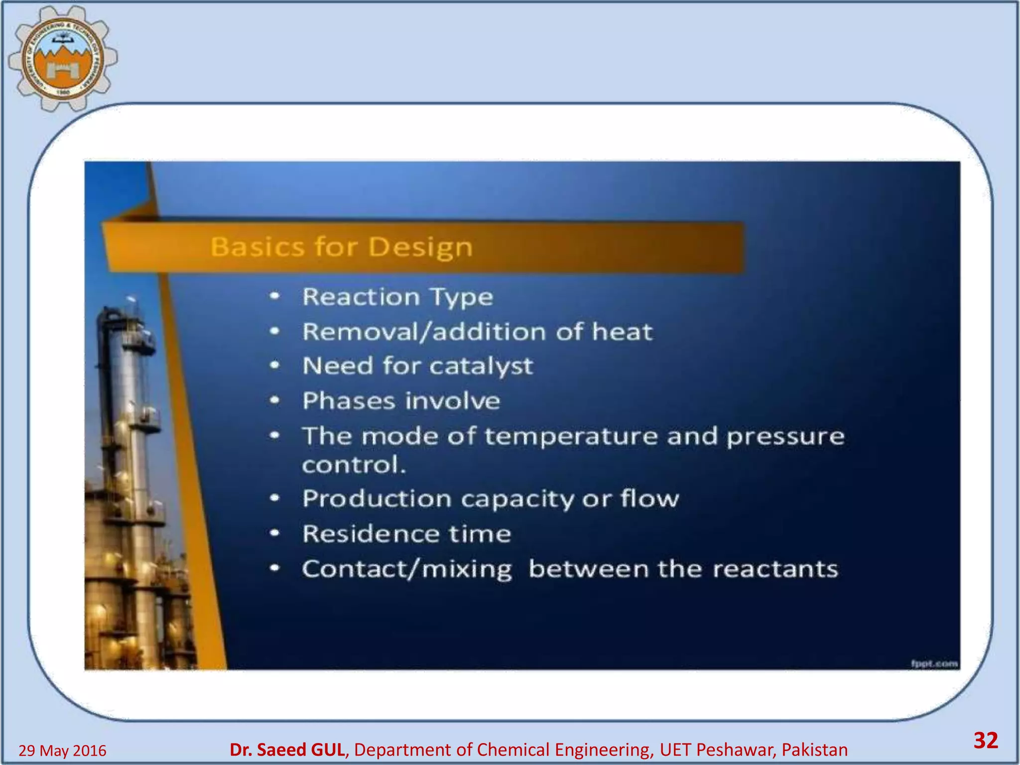 Classification of reactions and reactors | PPTX