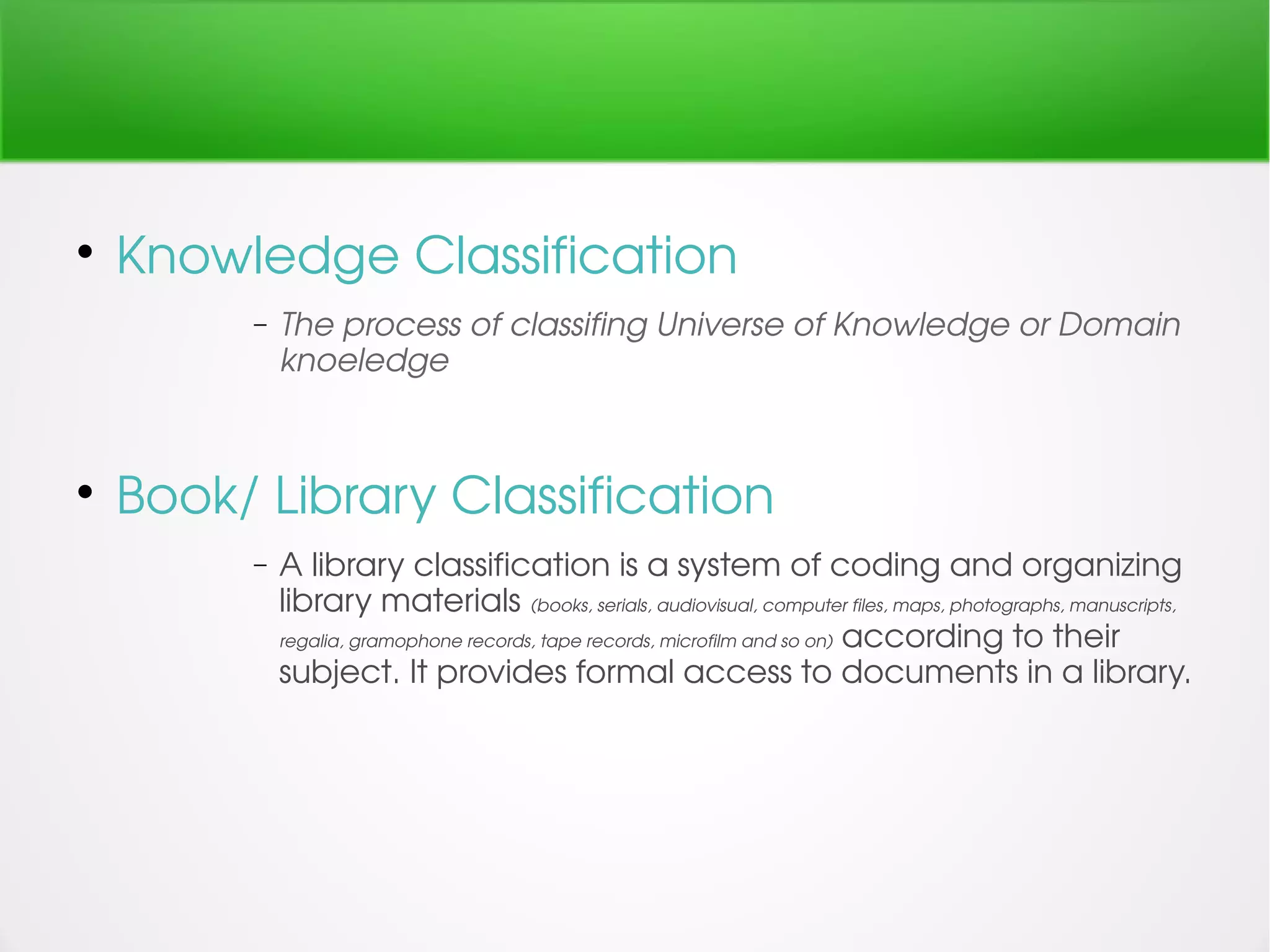 Classification 1st class | PPT