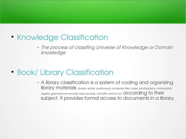 Classification 1st class | PPT