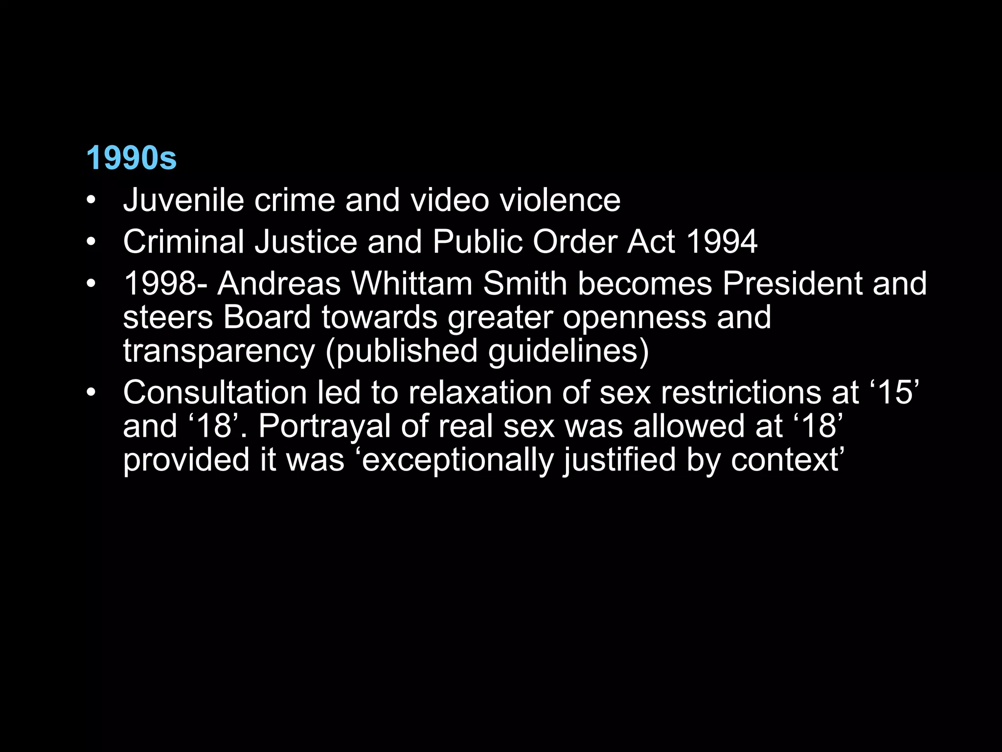 UK film classification 2010 | PPT