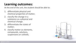 CLASSIFICATIONA AND PROPERTIES OF MATTER.pptx