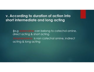 classification adrenergic.pdf of automatic nervous system | PDF